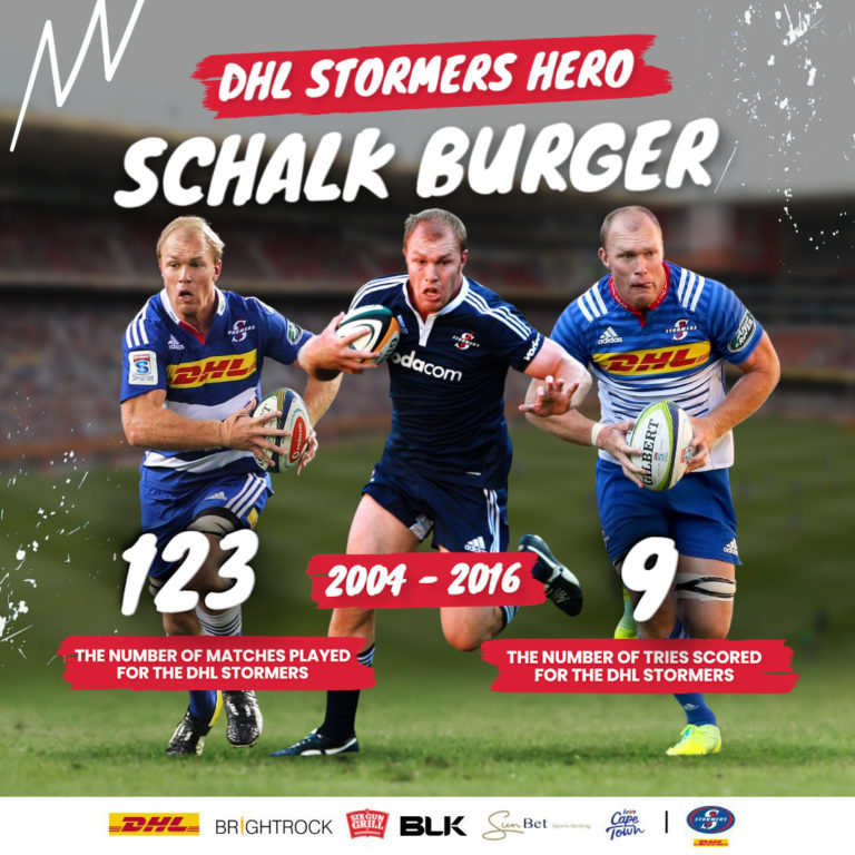 DHL Stormers legend: Schalk Burger | The Official Website for the DHL ...